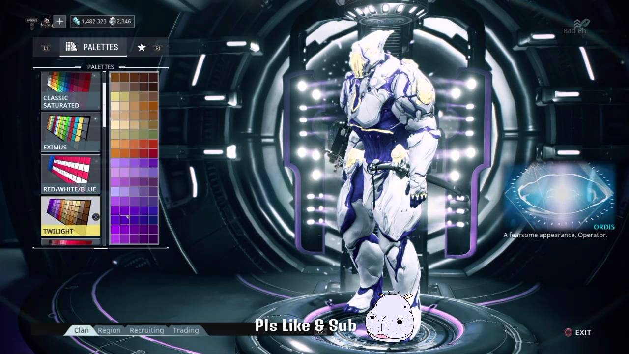 Warframe | My main frames and colour schemes - YouTube