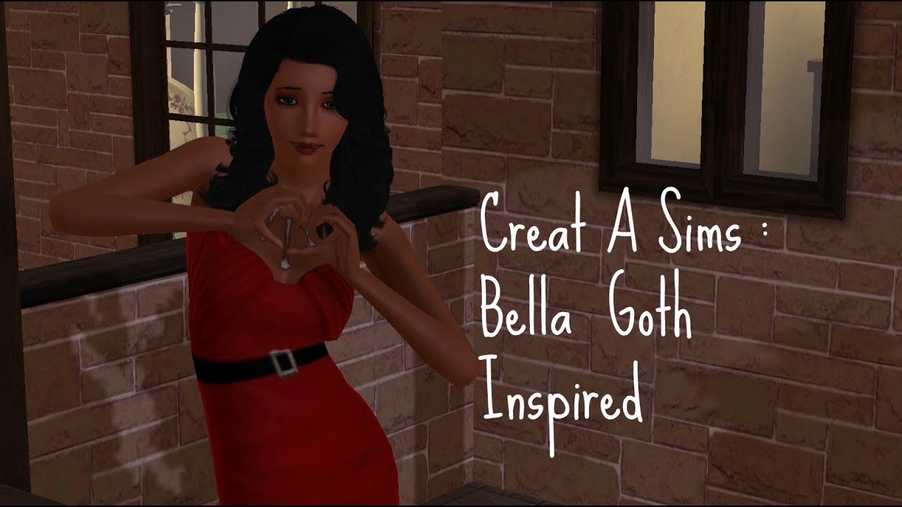 The Sims 3 CAS 2 Bella Goth inspired - YouTube
