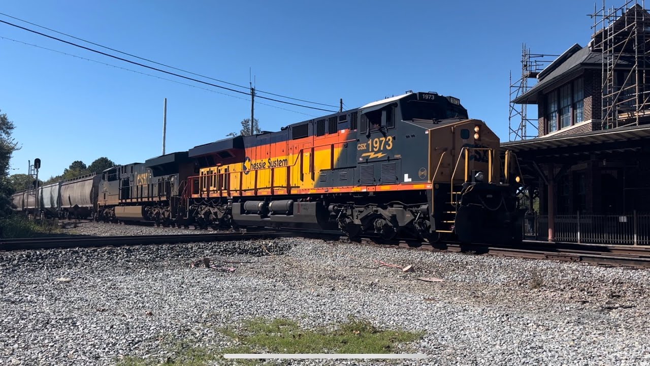 Railfanning in Selma,NC for 200 subscriber special (ft. HU and EX Union ...