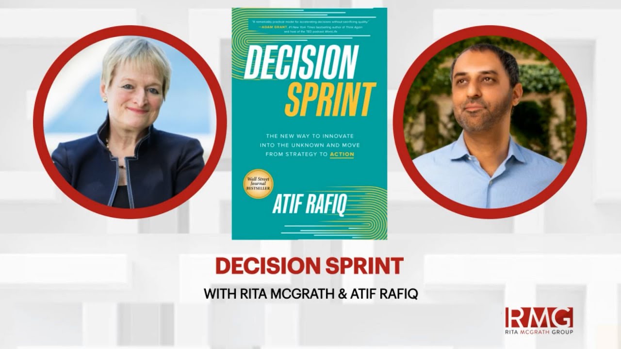 LinkedIn Live with Atif Rafiq - Author of Decision Sprint Full Session ...