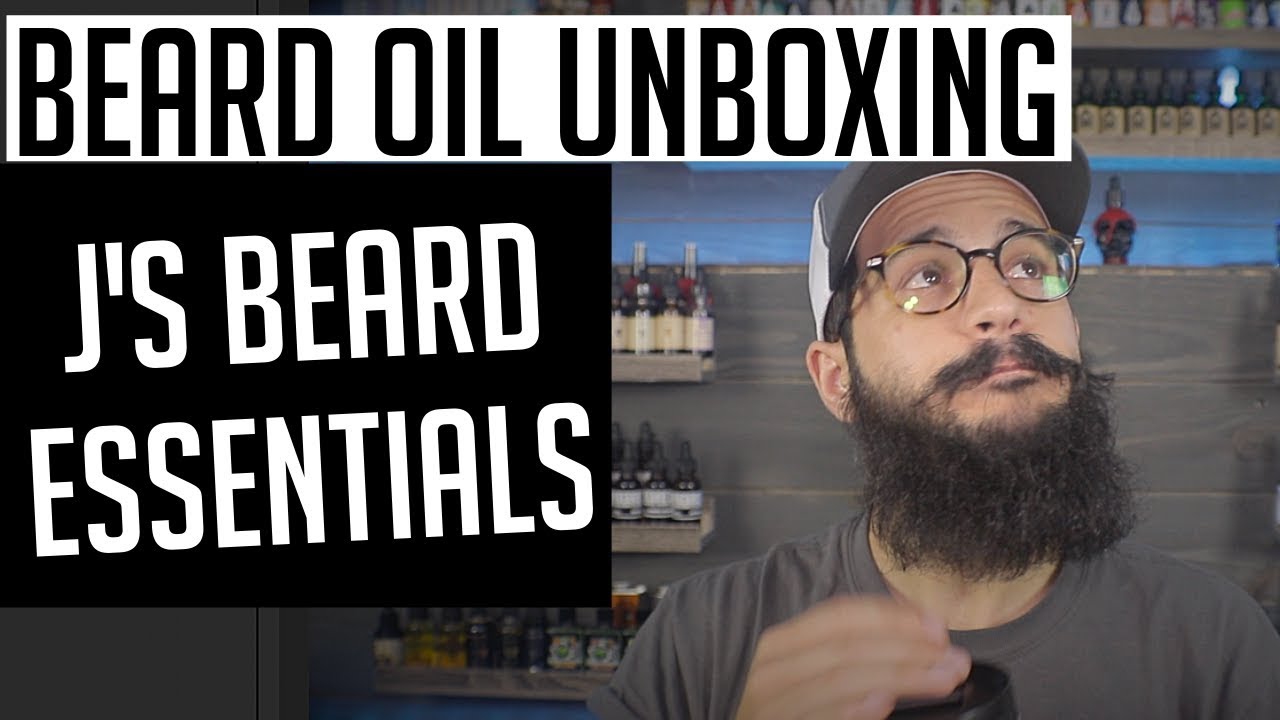 Beard Oil Unboxing | J's Beard Essentials // Faithfully Bearded - YouTube