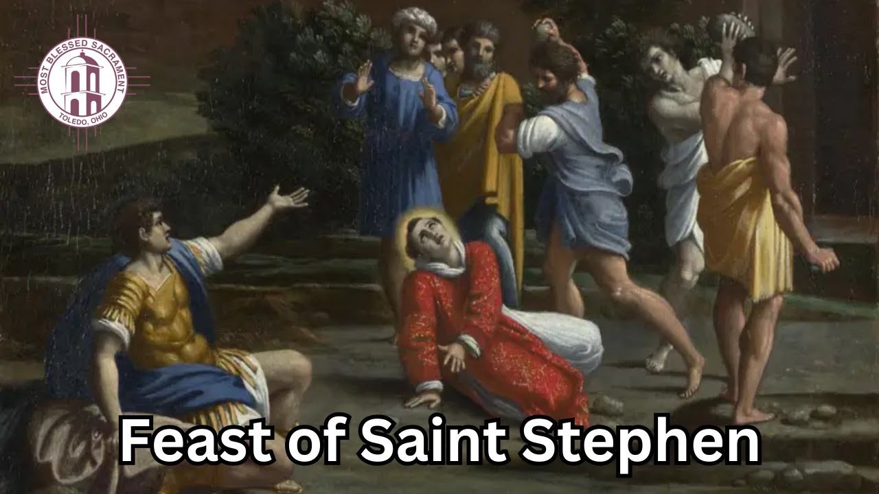 Friday Mass for the Feast of Saint Stephen the First Martyr - YouTube
