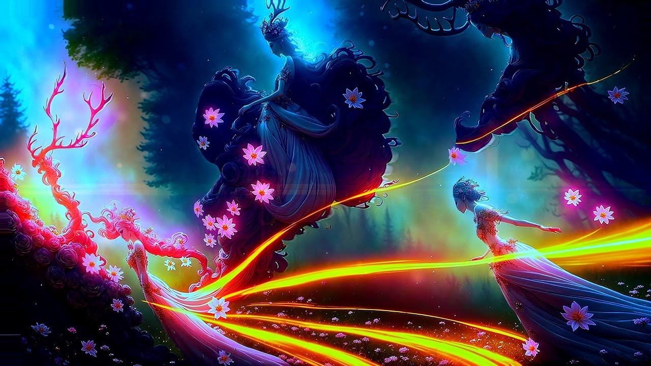 Colorful Video Background (No Sound) - Abstract Fantasy Dreamscape ...