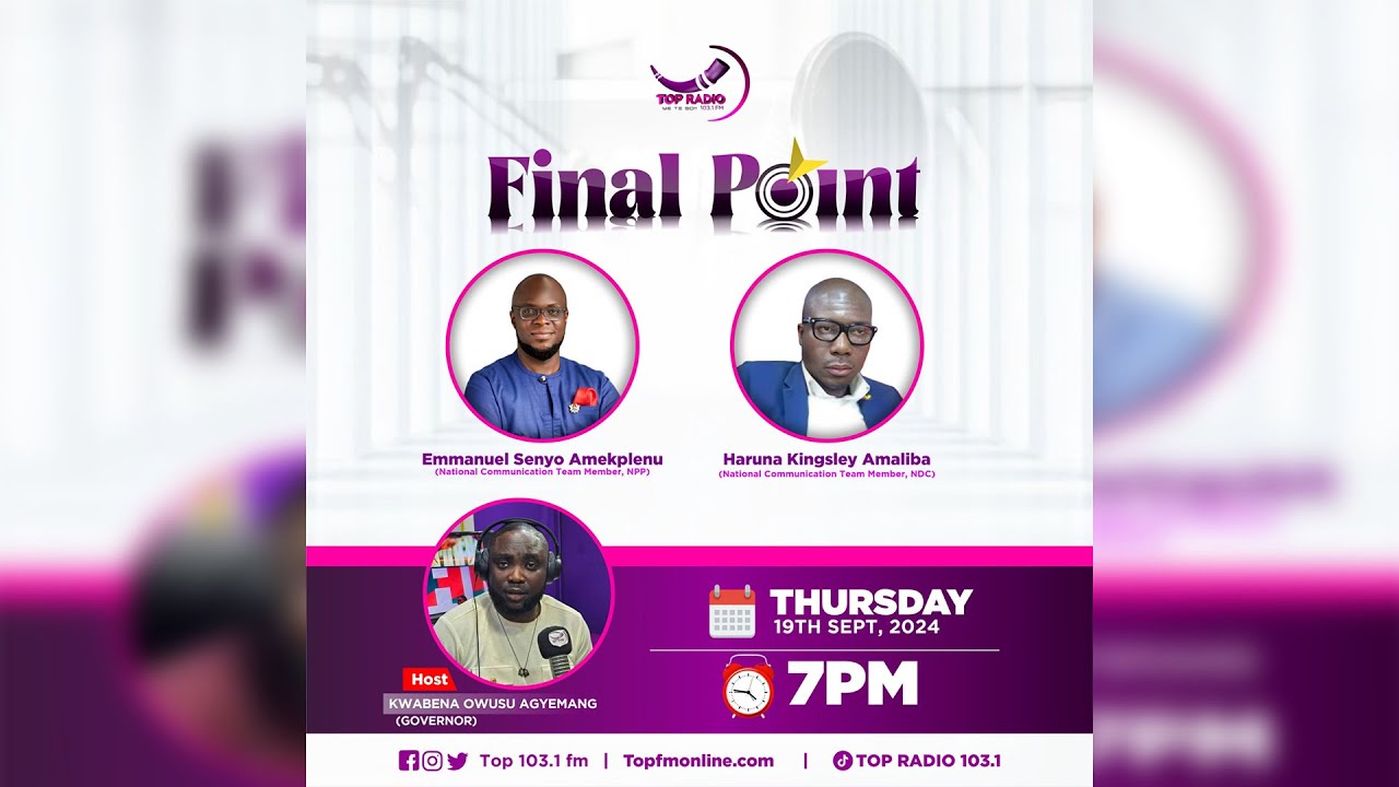FINAL POINT WITH THE GOVERNOR || 19TH SEPTEMBER 2024 - YouTube