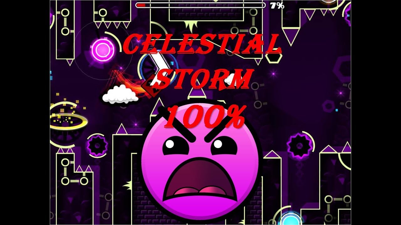 Geometry Dash - Celestial Storm [PC] [Insane] - YouTube