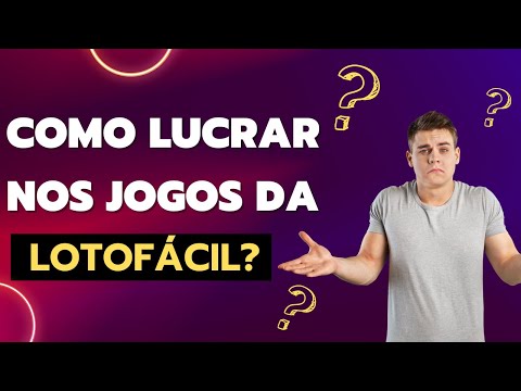 🍀 COMO CONSEGUIR LUCRO COM LOTOFACIL COM ESSA TECNICA BARATA