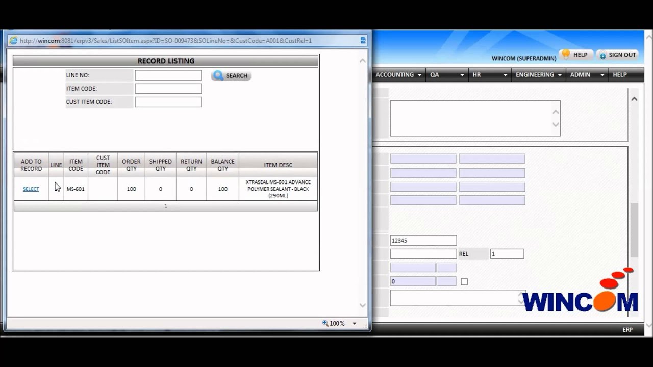 WINCOM ERP - Delivery Order - YouTube