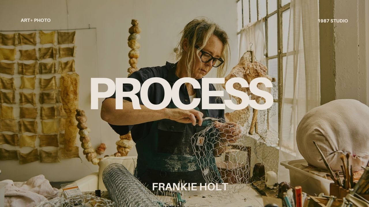 Process | In Studio With Artist Frankie Holt - YouTube