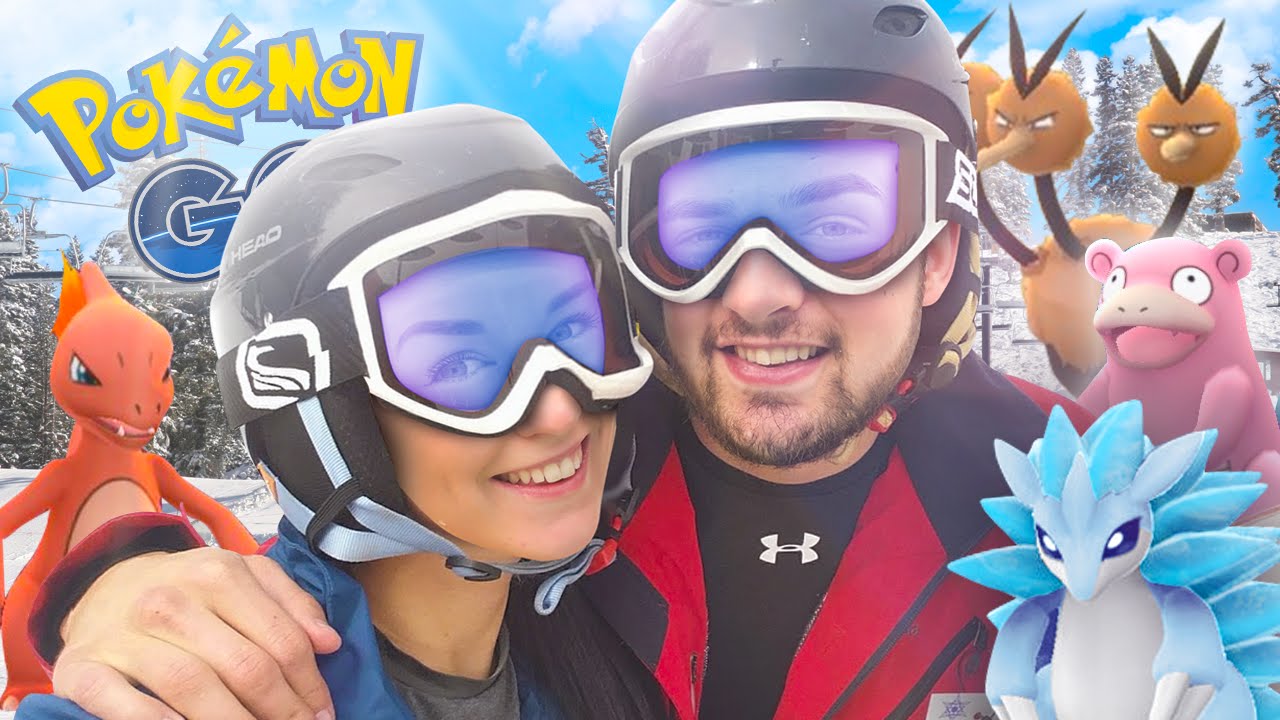 Pokemon GO - LEARNING TO SNOWBOARD w/ Ali + Clare! (+ SECRET PACKAGE ...