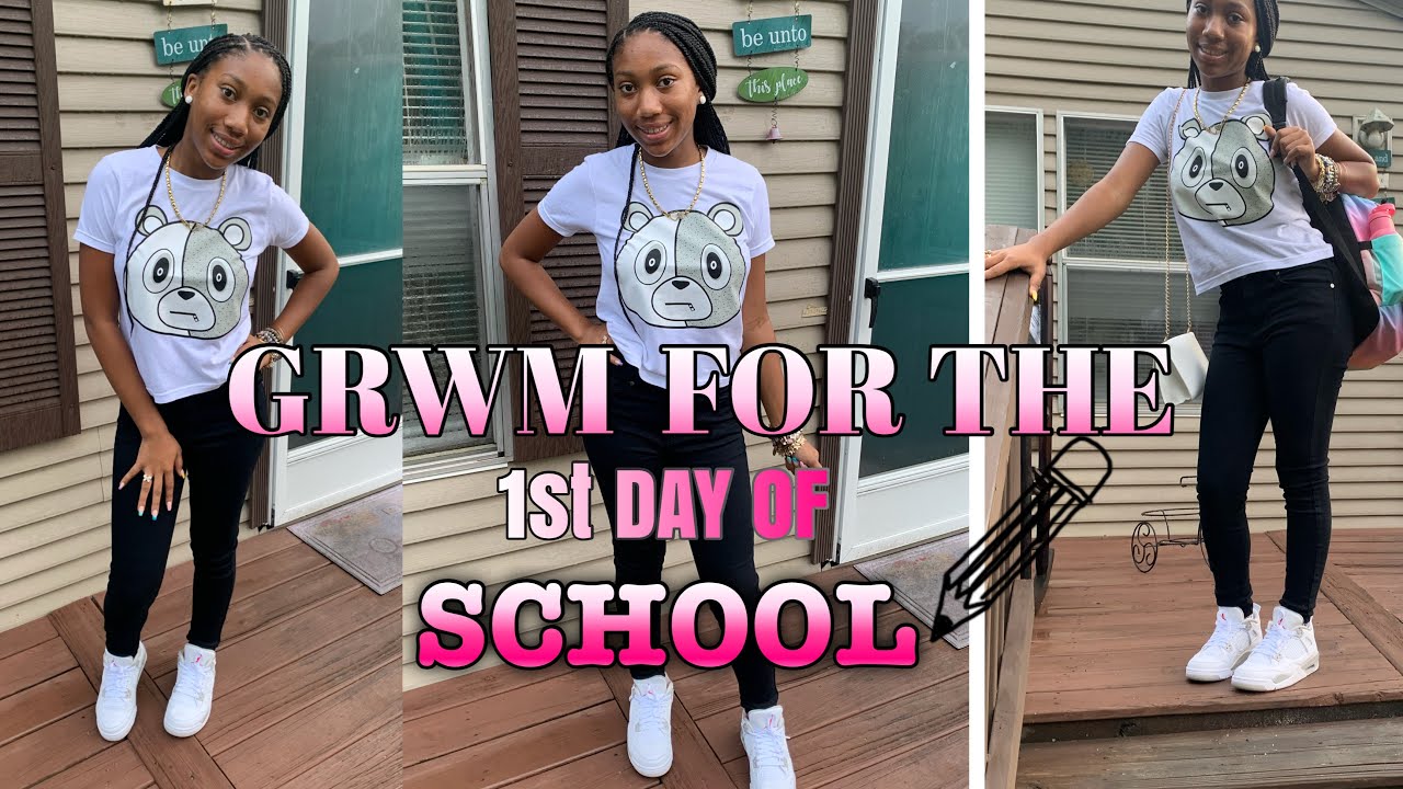 Grwm 4 My First Day School | Last Year of middle School - YouTube