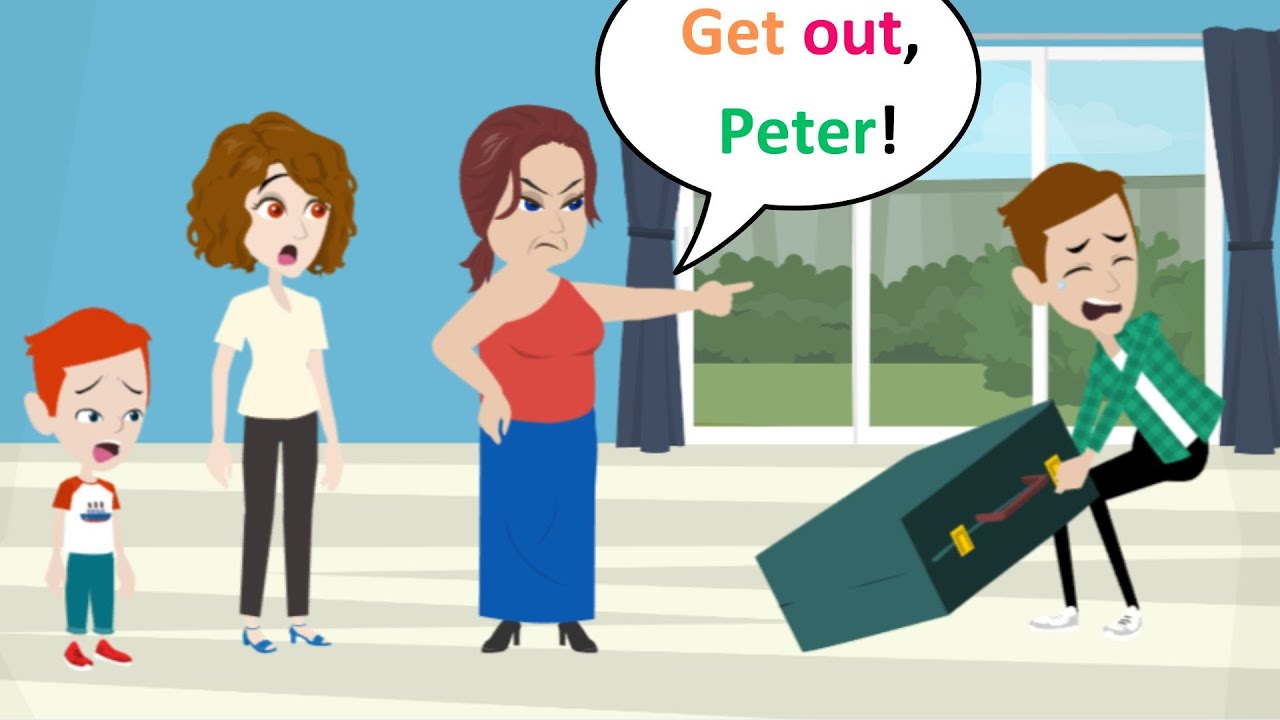 Lucas's father is scared of his mother in law - Funny Cartoon Story ...