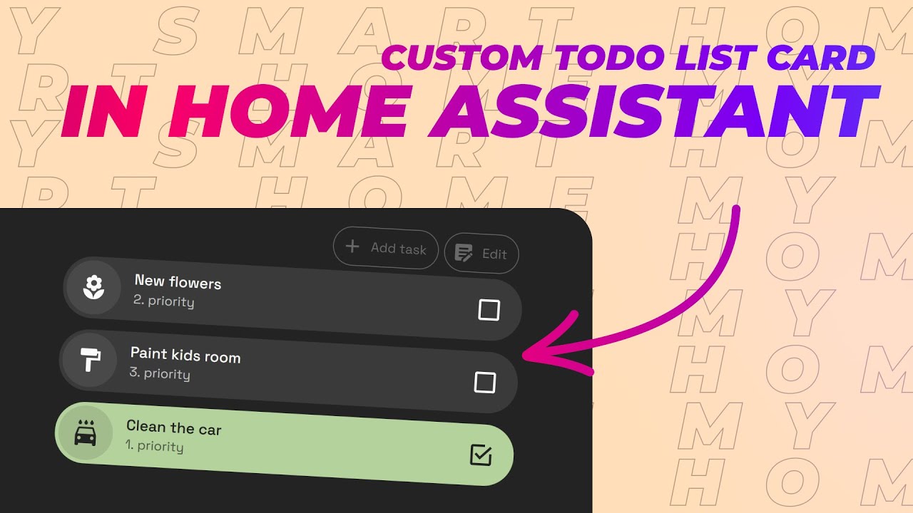 Custom Todo List Card for Home Assistant - YouTube