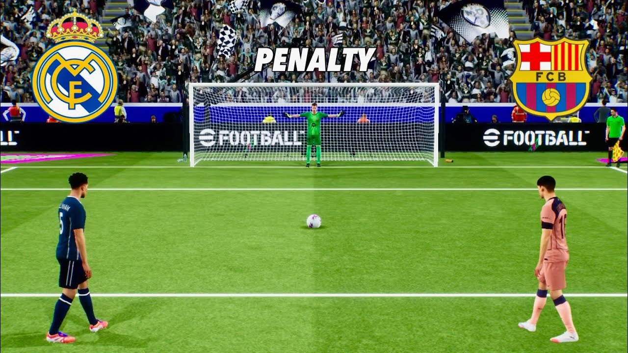 Real Madrid vs FC Barcelona Full Penalty Shootout | RMA vs FCB Match ...