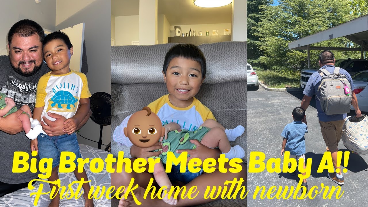 |BIG BROTHER MEETS BABY A| REVEALING BABY A'S NAME **EMOTIONAL 🥹 ...