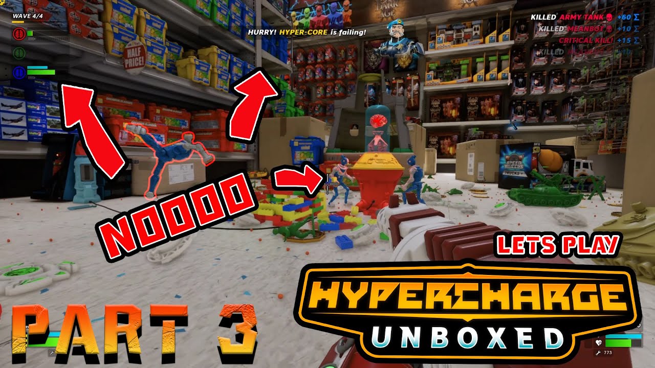 I TRIED... (HYPERCHARGE UNBOXED) GAMEPLAY PART 3 - YouTube