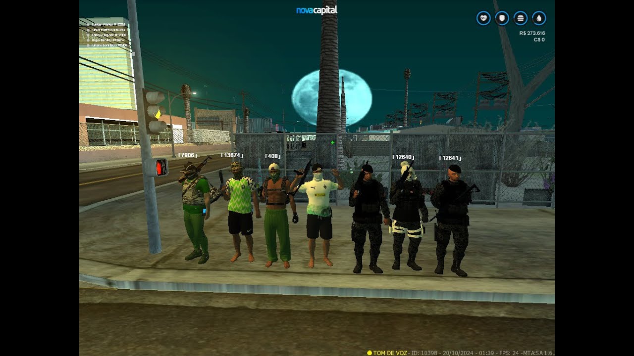 AO VIVO, NOVA CAPITAL, FAZENDO ROLEPLAY / RP. #groove street 💚💥 - YouTube