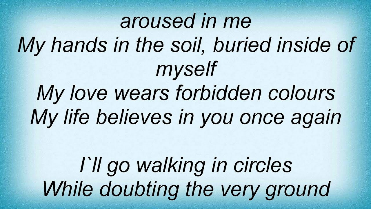David Sylvian - Forbidden Colours Lyrics - YouTube