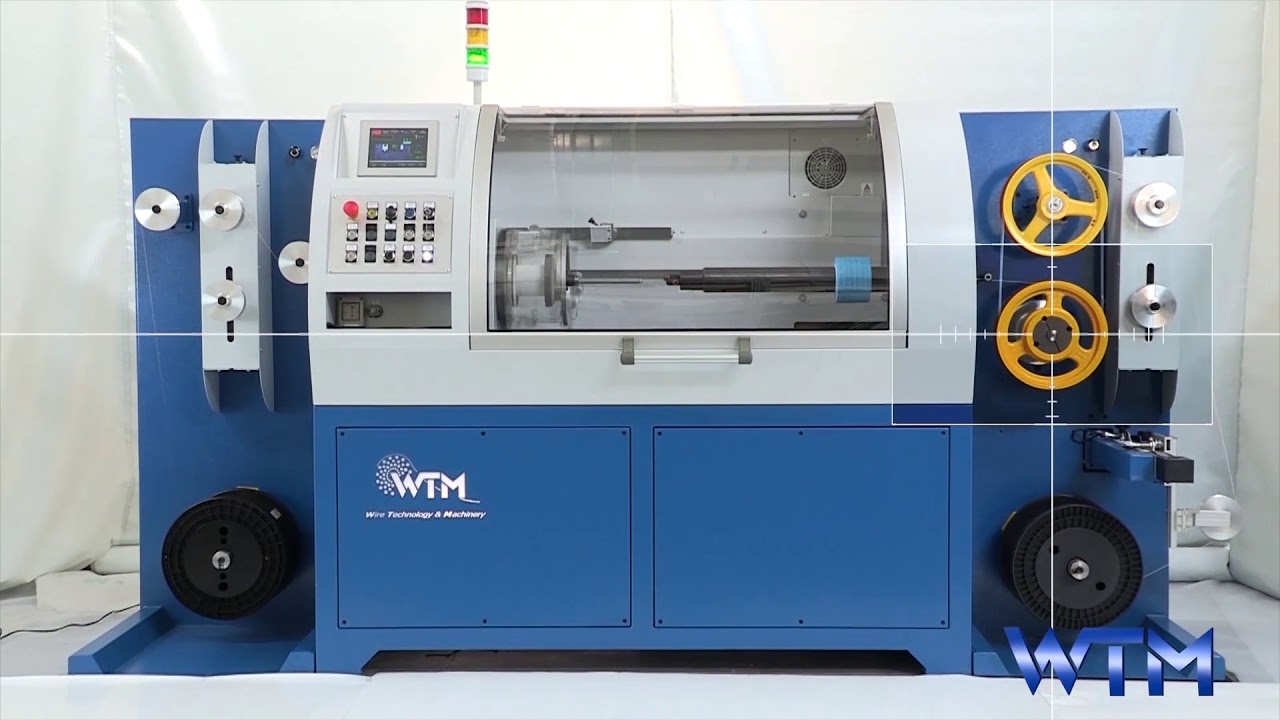 WTM - Compact taping line for super-fine wires - YouTube