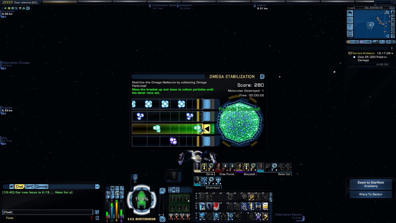 Star Trek Online - How to Omega Molecule Stabilization - YouTube