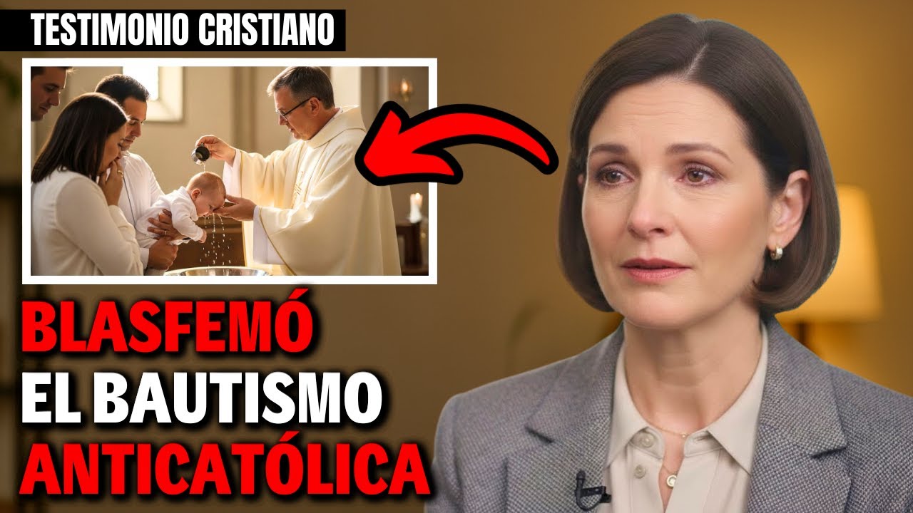 Ex-pastora anticatólica blasfemó el bautismo… y algo se rompió por ...