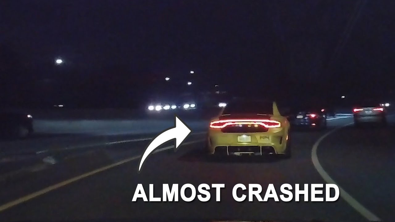 Almost Hit Chasing A Crazy DODGE CHARGER HELLCAT Driver - YouTube