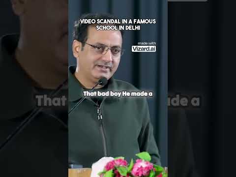 Video Scandal in a famous Delhi School || Vikas Divyakriti Sir #upsc