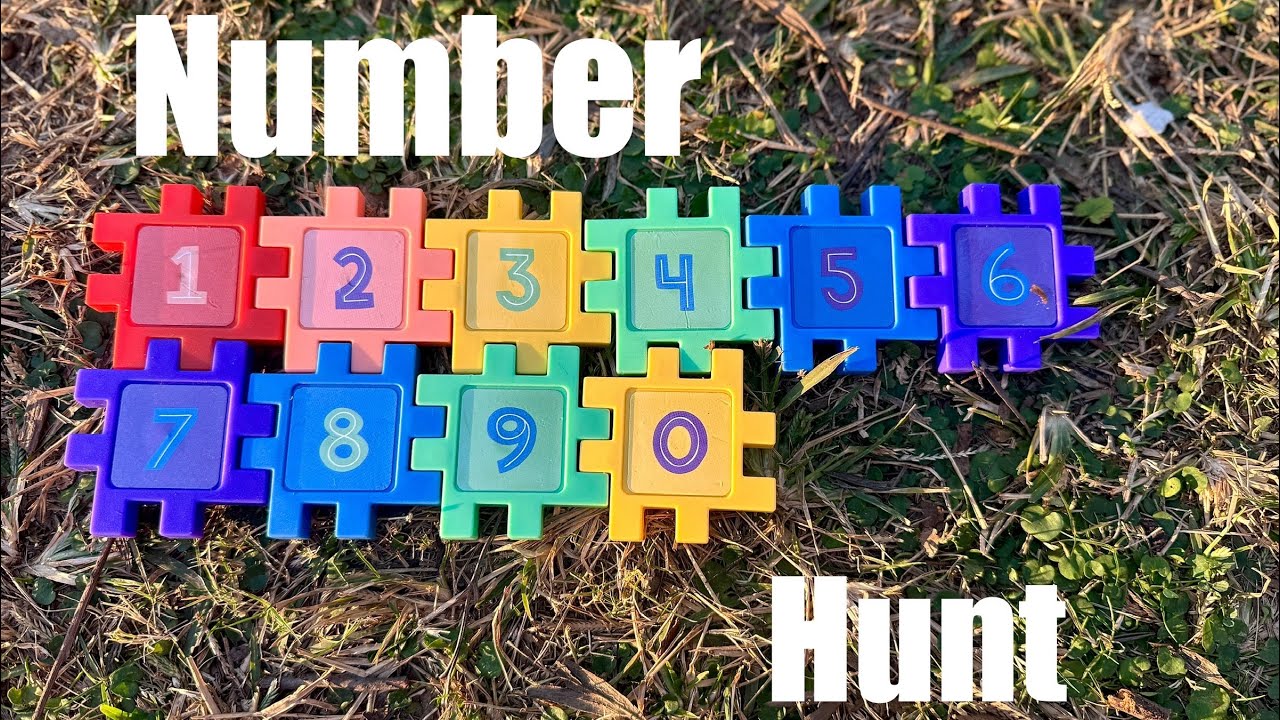 Number scavenger hunt 1 to 10 | Number search from 1 to 10 in the Park ...