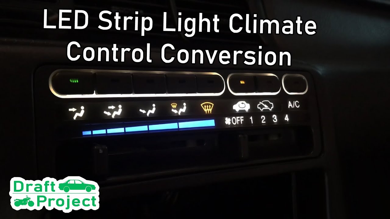 Convert your Climate Control Lightning with LED Strip Light - YouTube