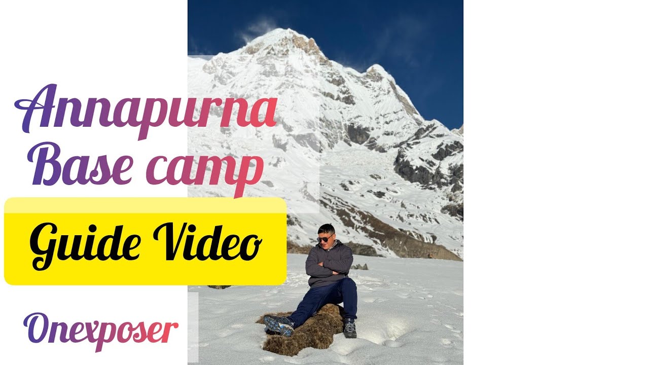 ABC BASE camp trekking || ABC trekking #travelblogger #adventure - YouTube