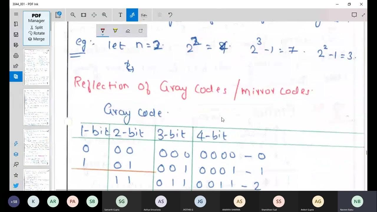 11 DIGITAL ELECTRONICS BINARY AND HAMMING CODES - YouTube