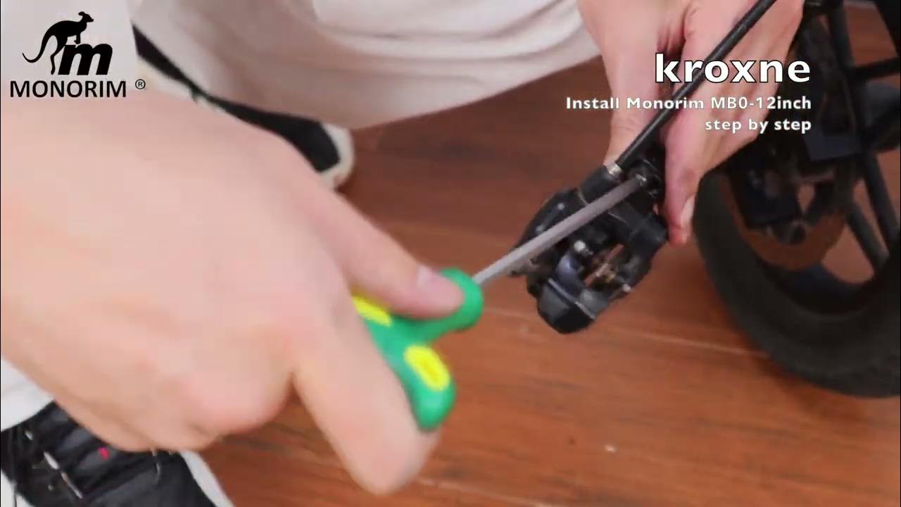 Install Monorim MB0-12inch suspension on your mini-bike step by step - for FIIDO 2020 Q1 model ...