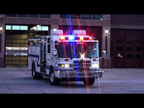 Engine 253 and Medic 252 Responding [Gilbert Fire Department] - YouTube