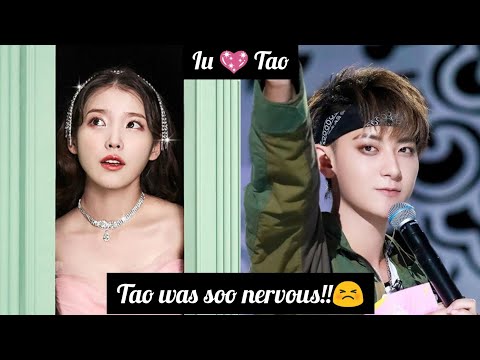 TAO x IU moments part 4/Tao feeling nervous seeing IU/Huang zitao, Lee ji eun