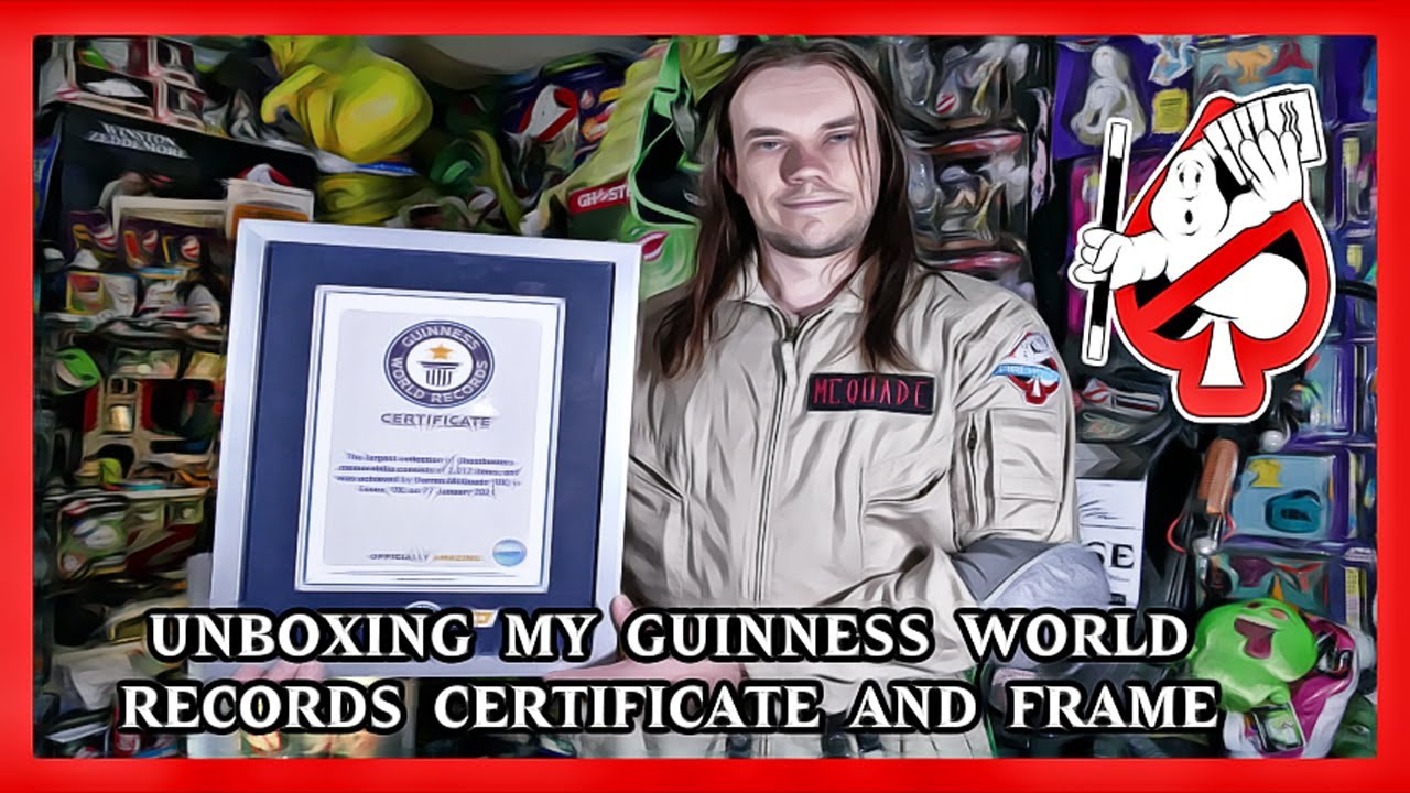 Unboxing my Guinness World Records Certificate & Frame for Largest ...