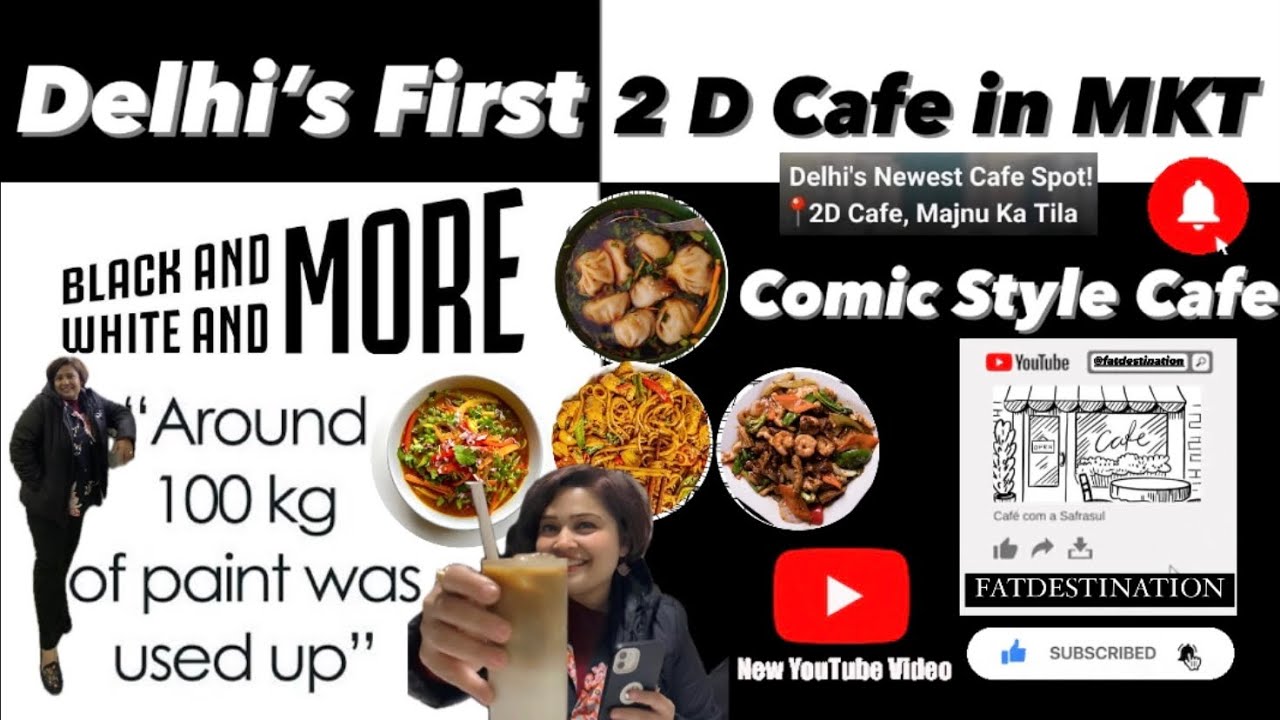 DELHI’s 1st 2D Cafe and MKT Market and Monestary Visit #delhivlog #mkt ...