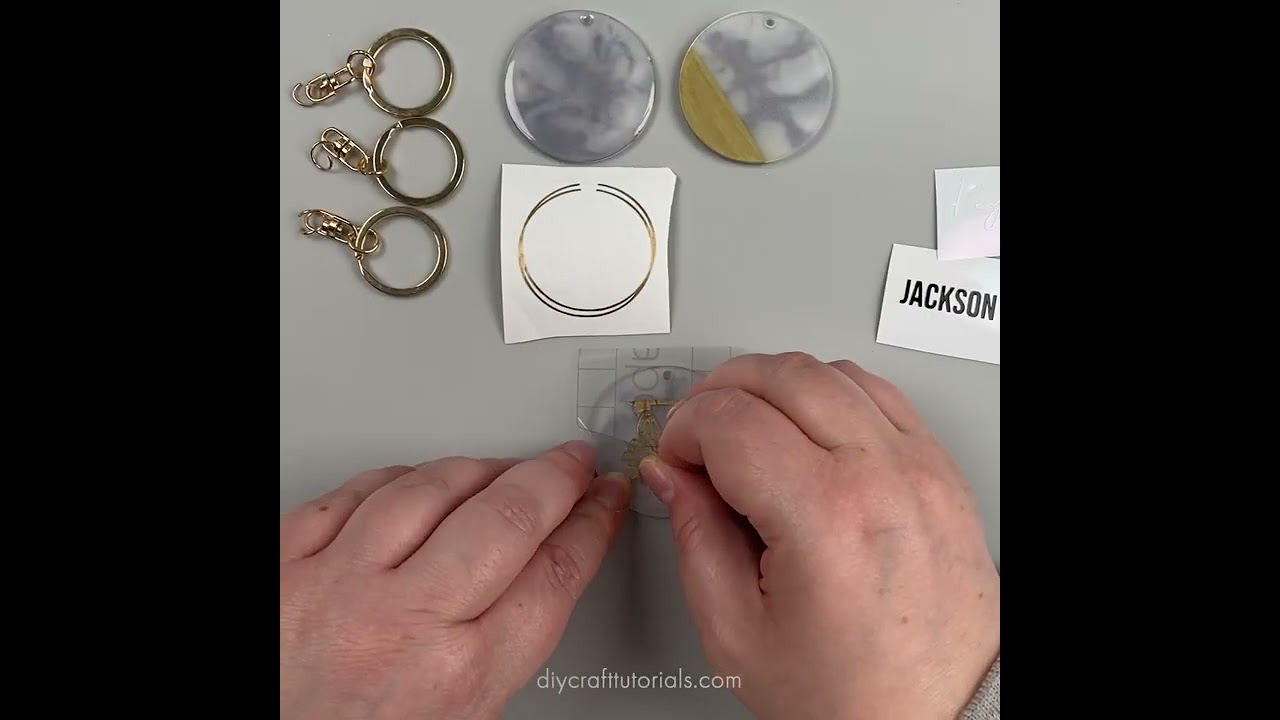 MARBLE RESIN KEYCHAINS #shorts - YouTube