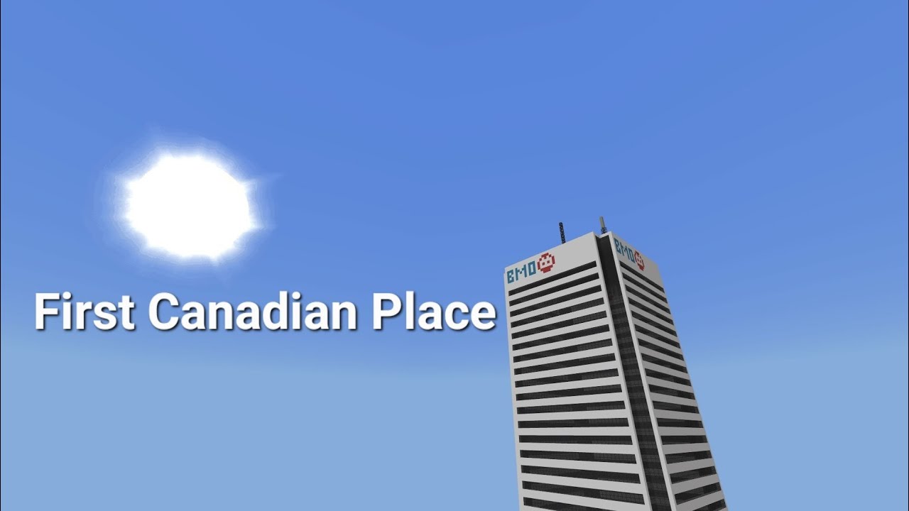 how to build first Canadian place minecraft tutorial - YouTube