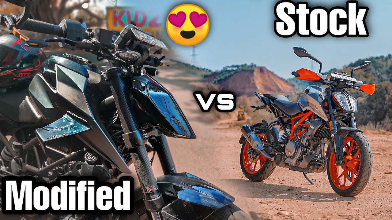 Modified KTM DUKE 390 VS Stock Duke 390 | TOTAL COST ? - YouTube
