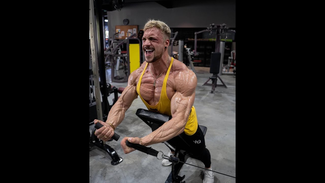 Joe Linder who has become world famous by performing special movements ...