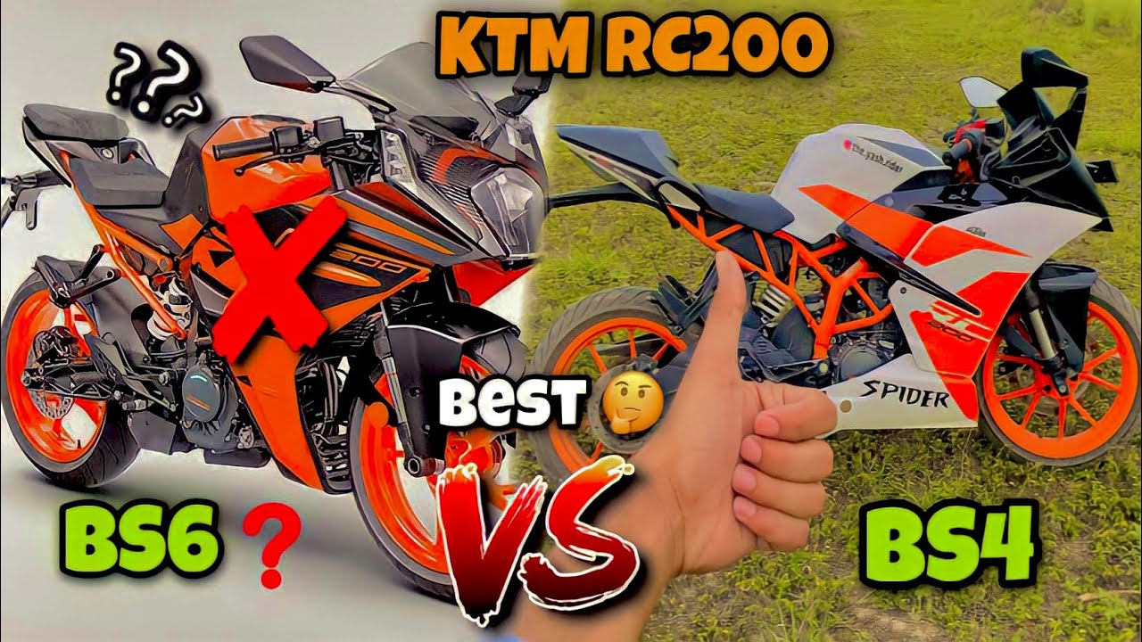 KTM RC 200 BS6 Vs BS4 || Konsi Hai Best (Full Detailed) Mileage? - YouTube