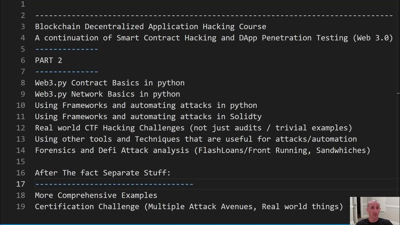 Web3 Hacking In Python 0x00 Course Overview Youtube