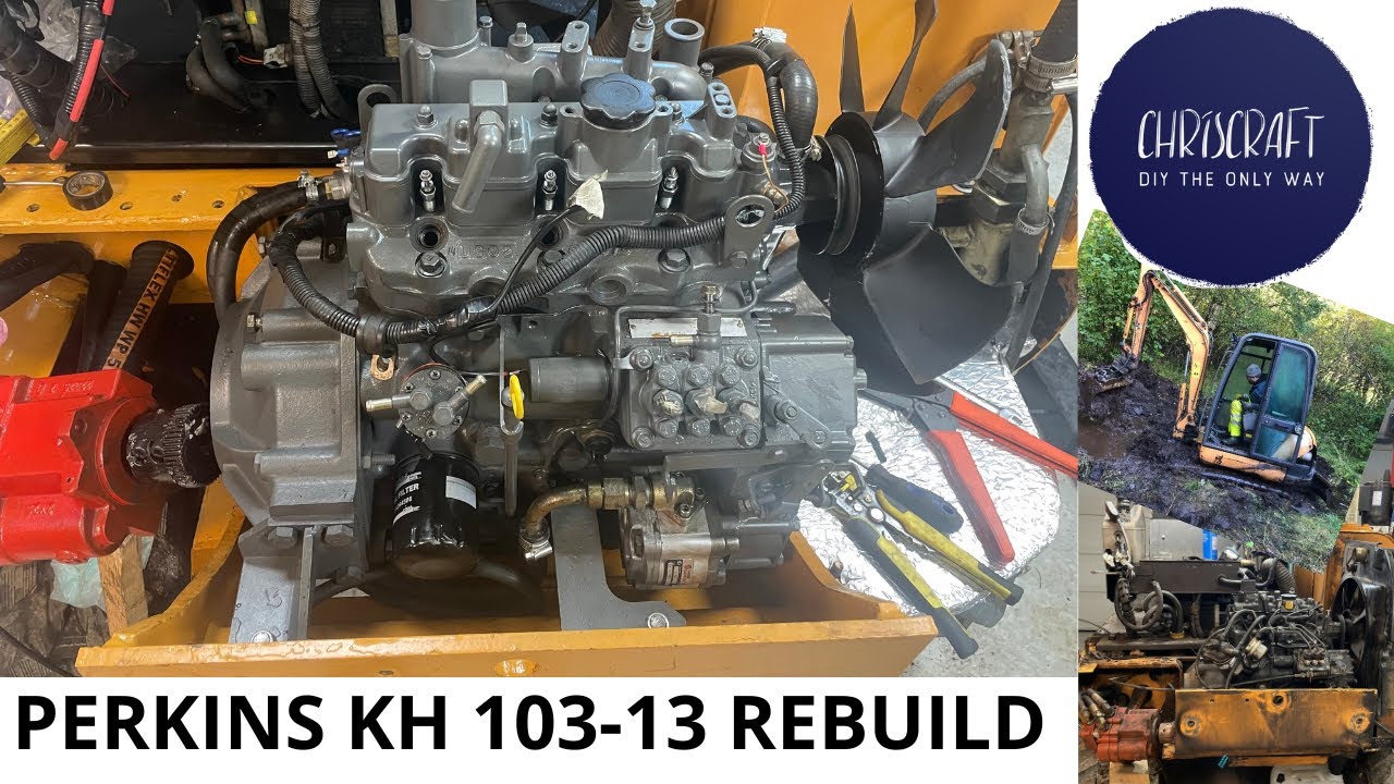 Case Cx 28 Part 8 - Engine Rebuild PERKINS KH 103 13 - YouTube
