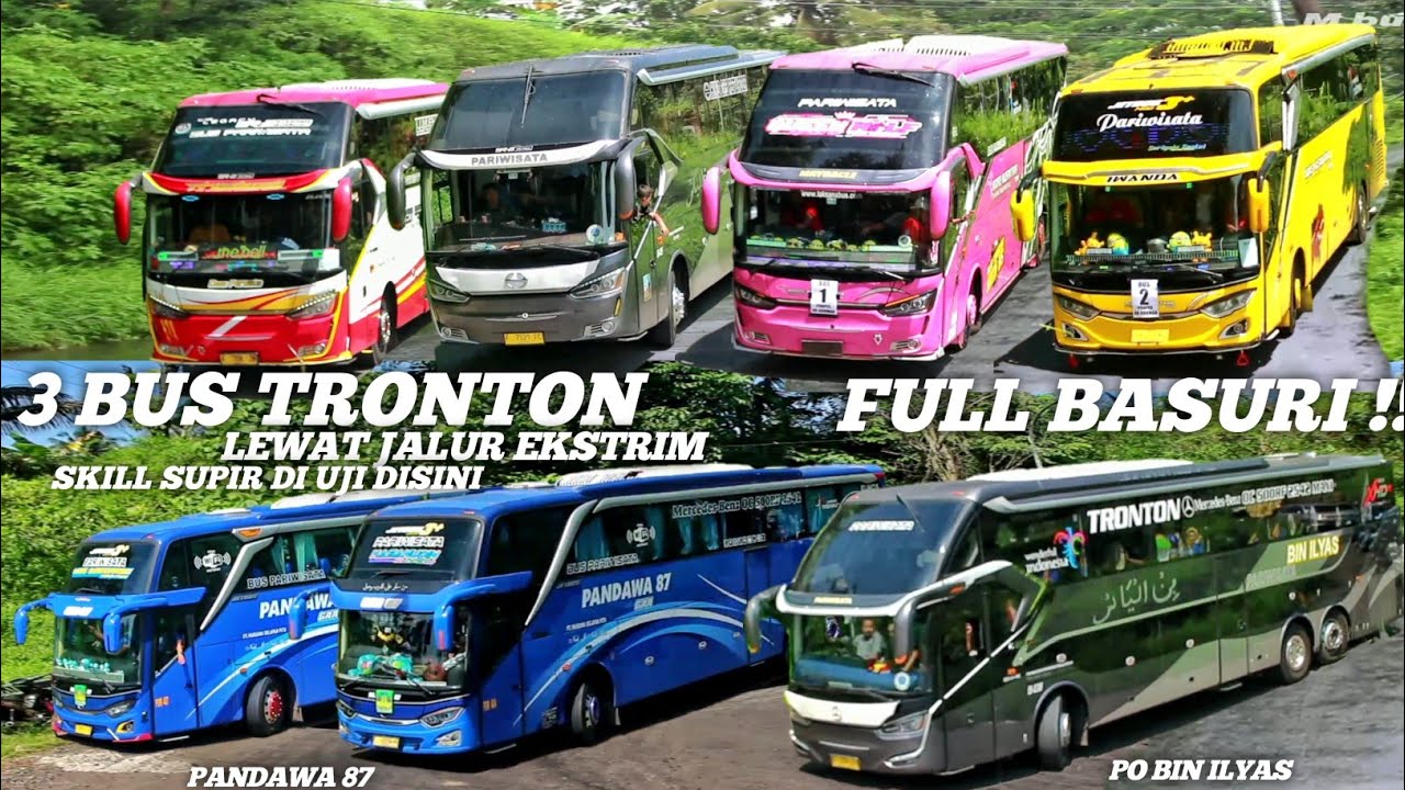 MANUVER BUS TRONTON DI JALUR EKSTRIM SKIL DRIVER DI UJI DISINI !! FULL ...
