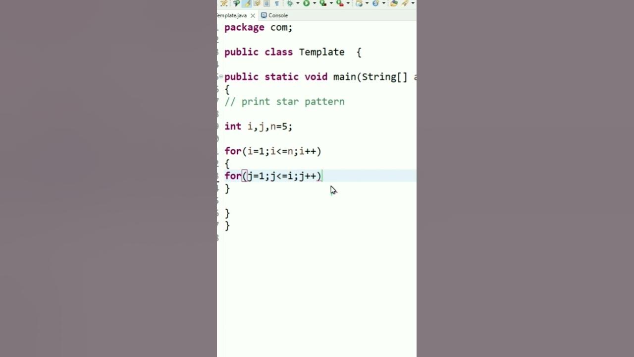 Star Pattern Program In Java Mscoder Youtube