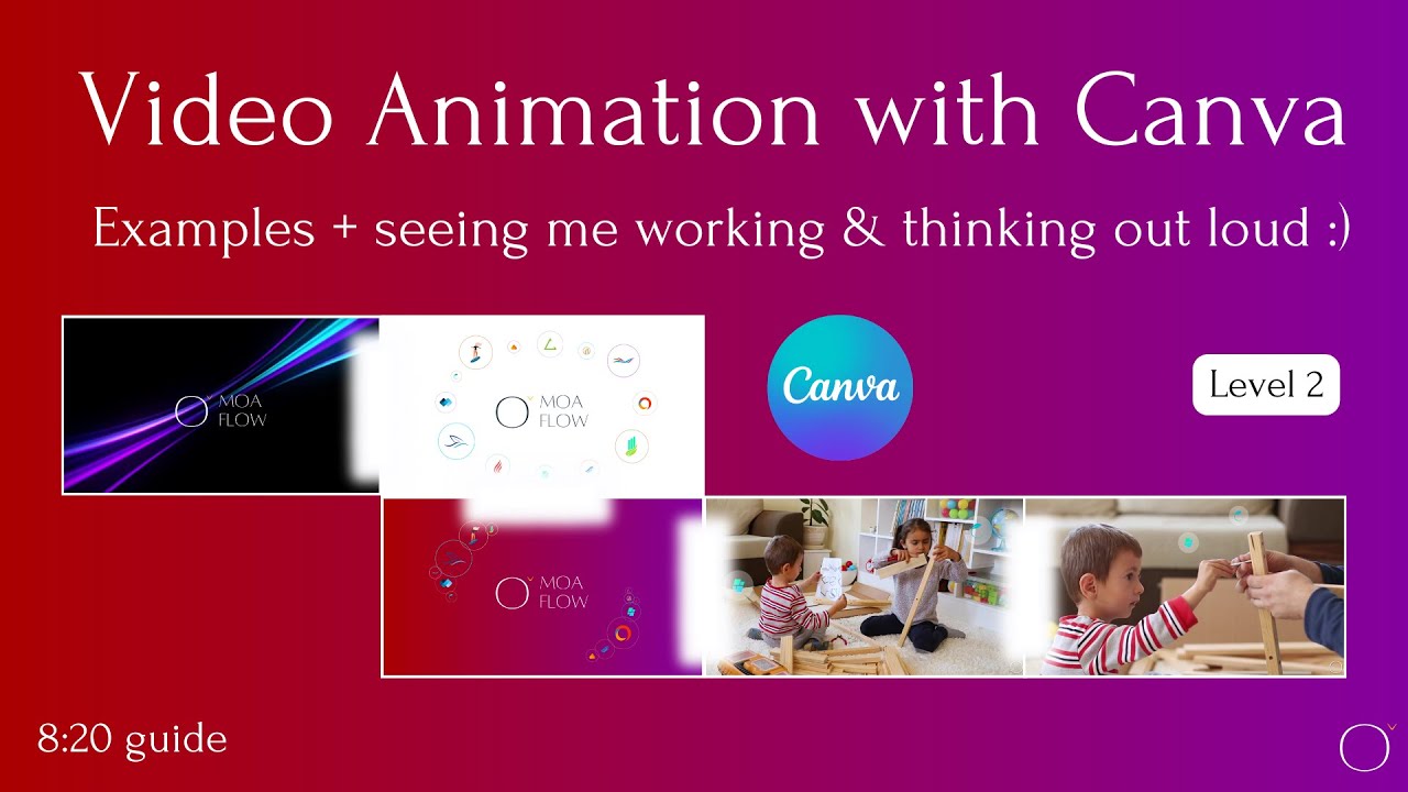 Video Animation with Canva - Examples + seeing me working and thinking ...