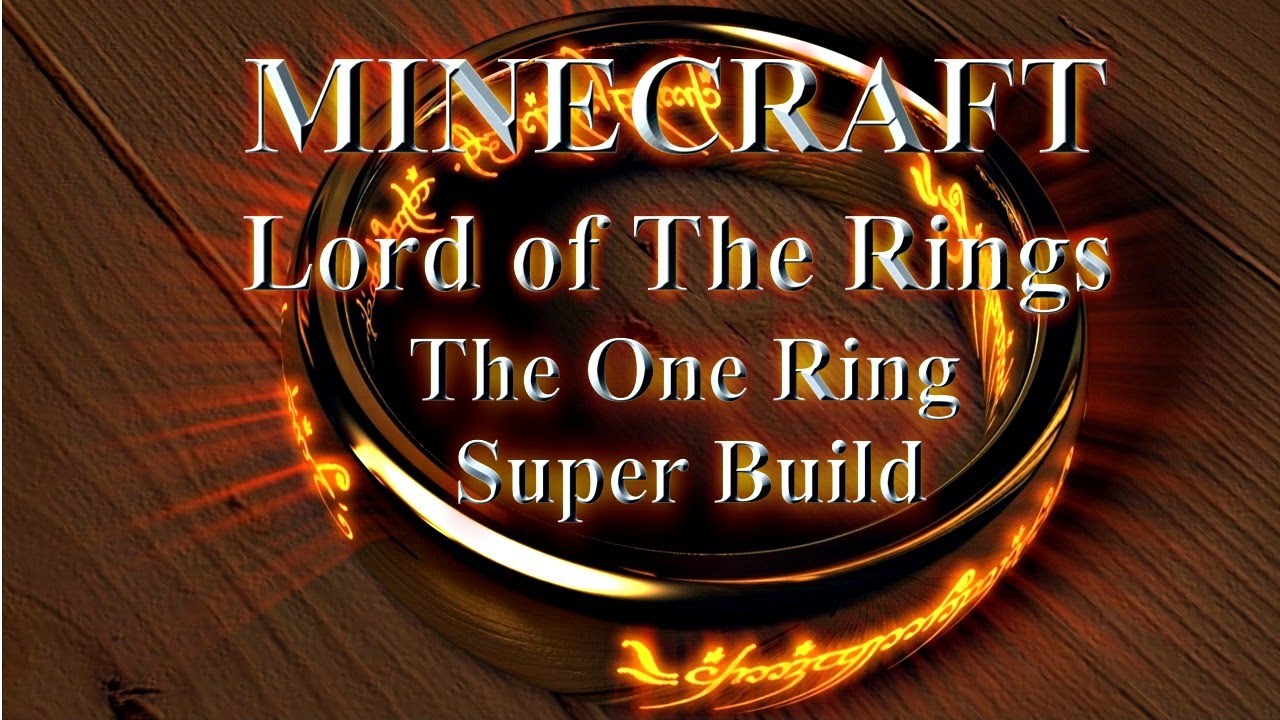 Minecraft | Lord of The Rings: The One Ring (Super Build) - YouTube