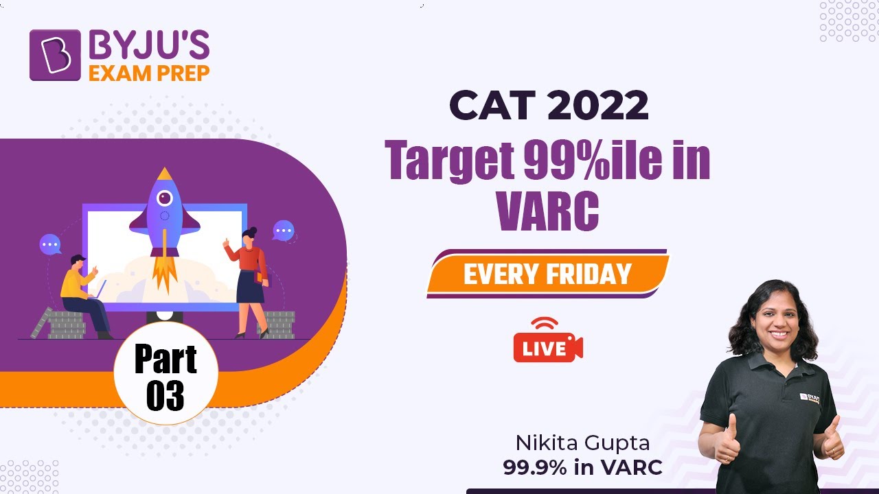 Verbal Ability And Reading Comprehension Varc For Cat 2022 Exam Part