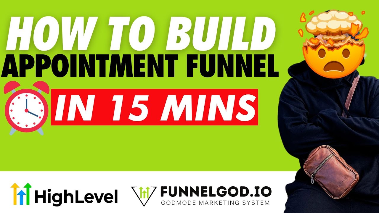 How to Build an Appointment Funnel in 15 Minutes | GHL Gohighlevel ...