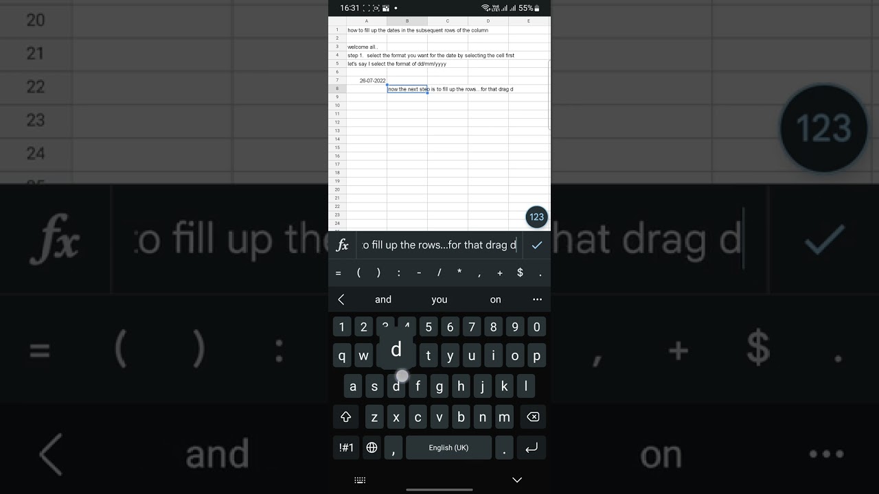 How To Auto Fill The Date In Google Sheets Android android How To Auto Fill The Date In Google Sheets Android android