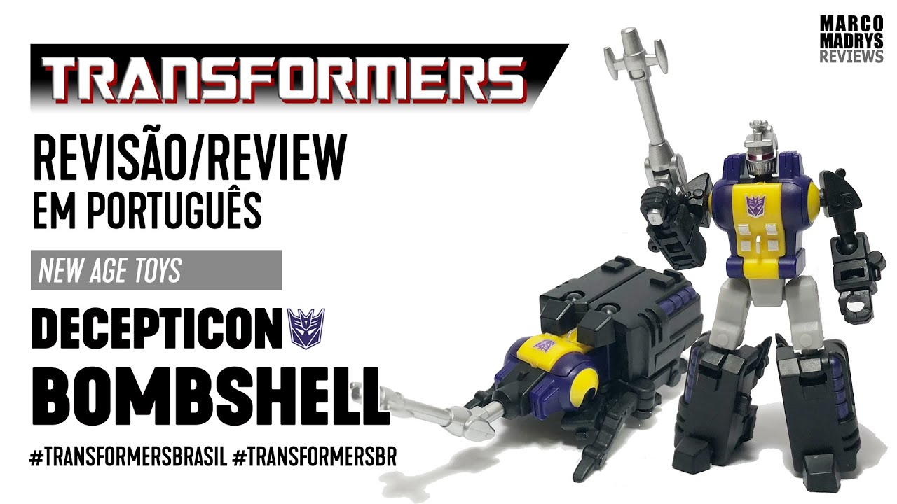 Revisão Transformers Insecticon Bombshell G1 da New Age Toys escala ...